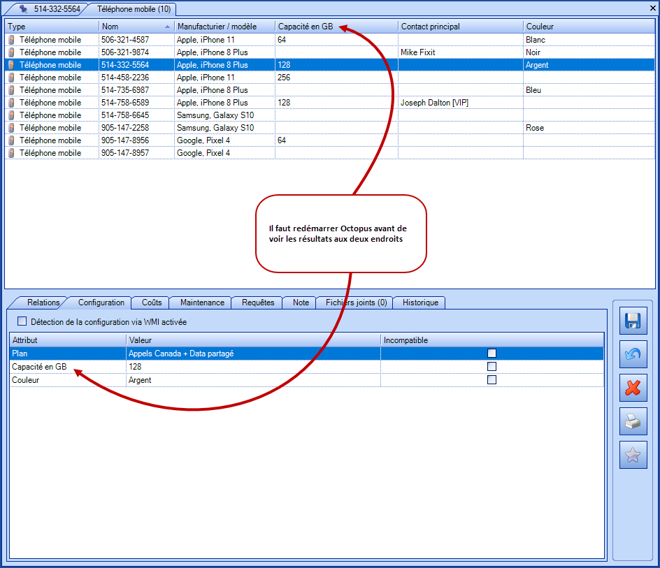Gestion des attributs de CI | Doc - Octopus